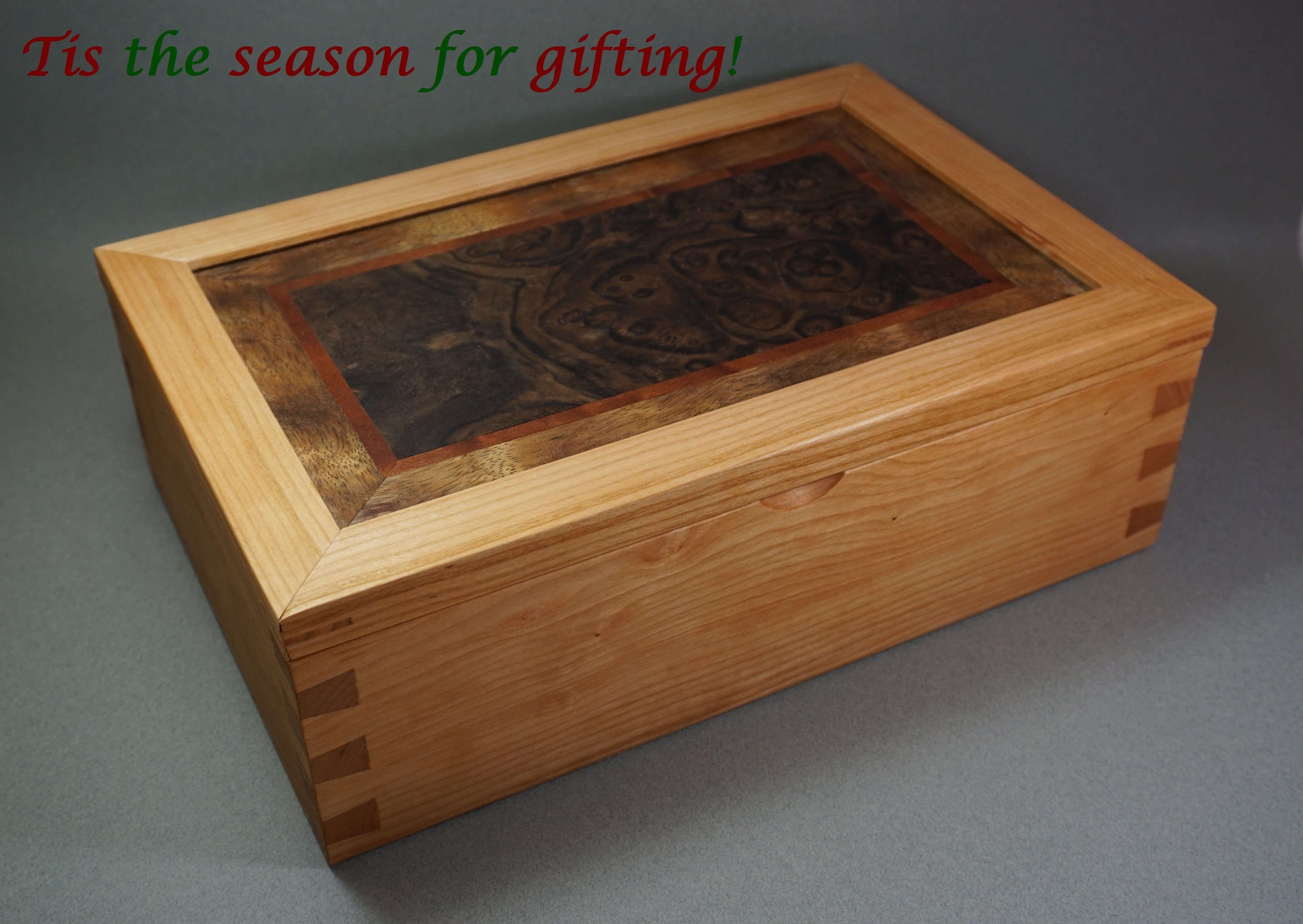 Cherry Dovetail Jewelry Box With Removable Tray - Etsy