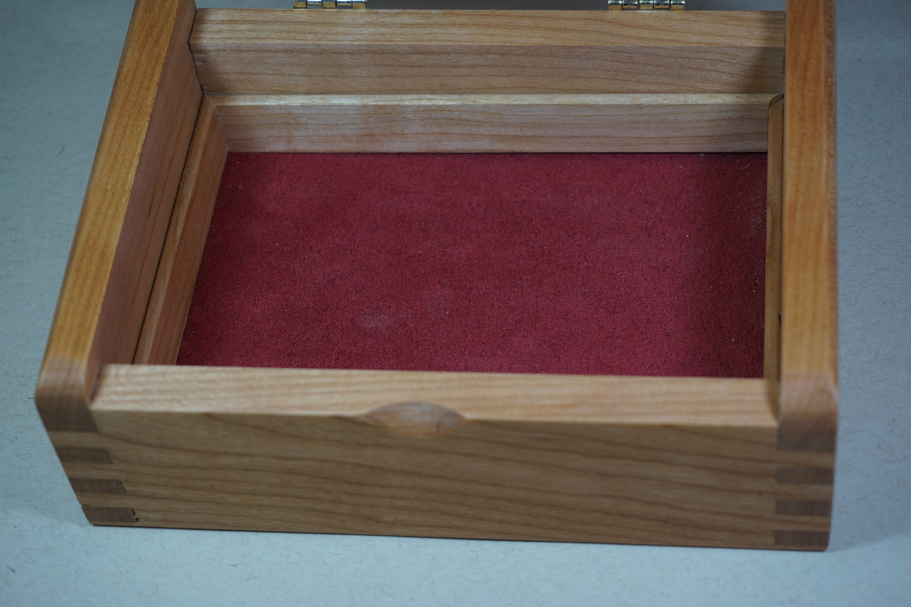 Cherry Keepsake Box With Marquetry Lid - Etsy