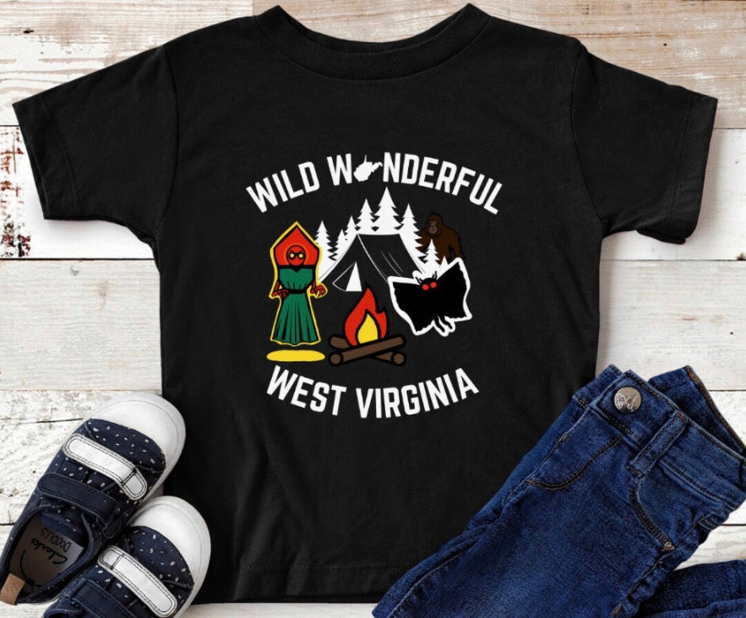 Toddler Wild Wonderful Mothman Moth Man Cryptids Bigfoot Flatwoods ...