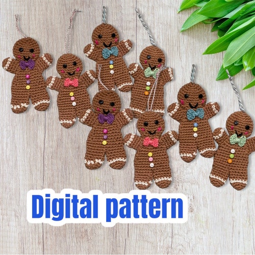 PDF Pattern: Gingerbread Boy Crochet Pattern crochet Pattern - Etsy