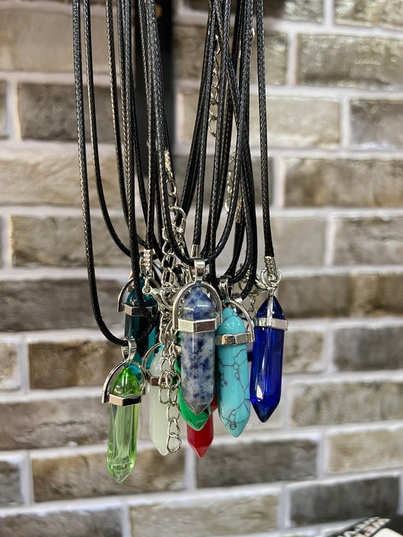 Power Ranger Gem Crystal Pendant Etsy