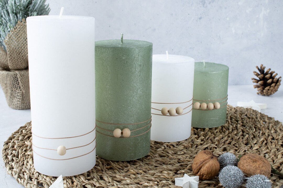 Number Pendant Advent Wreath Christmas Pendant Set Christmas Decoration ...