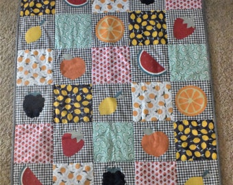 The Produce Section a Fruit Sampler Quilt Pattern by Elizabeth Hartman ...