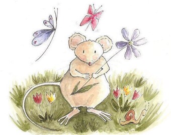 Get Well Soon Mouse - Etsy