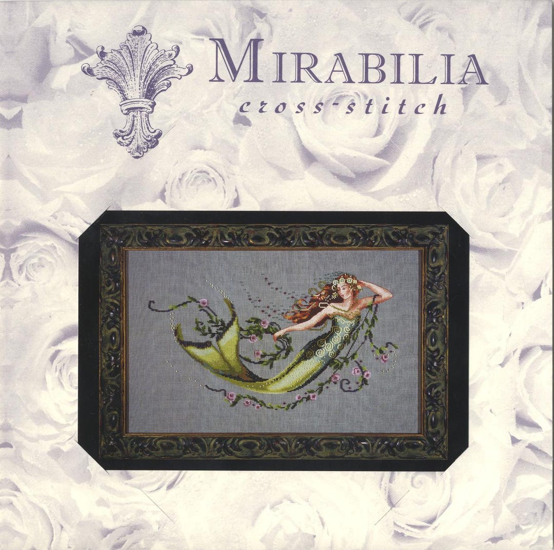 Emerald Mermaid Cross Stitch Pattern - Etsy