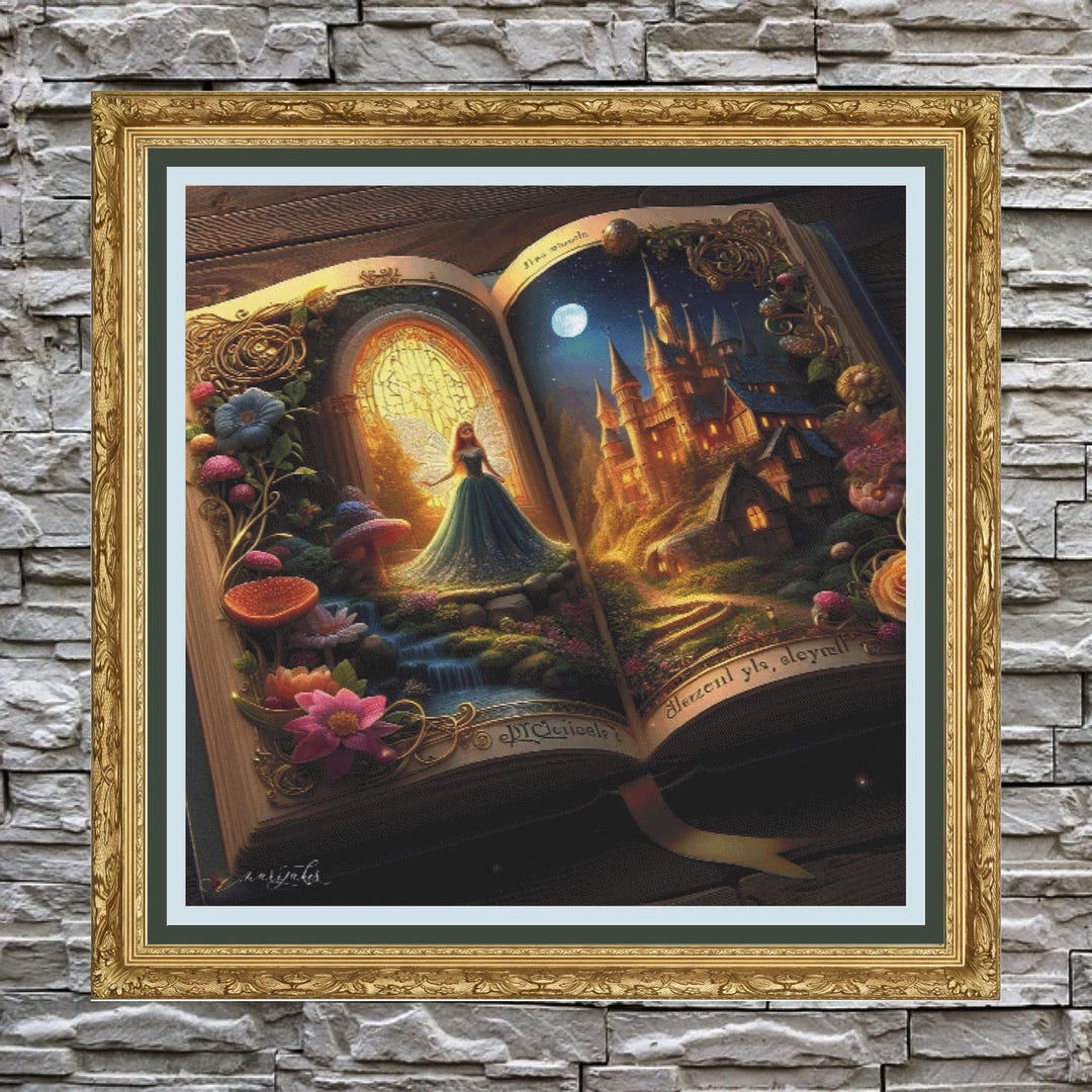 Cinderella Full Coverage Cross Stitch Pattern PDF - Etsy
