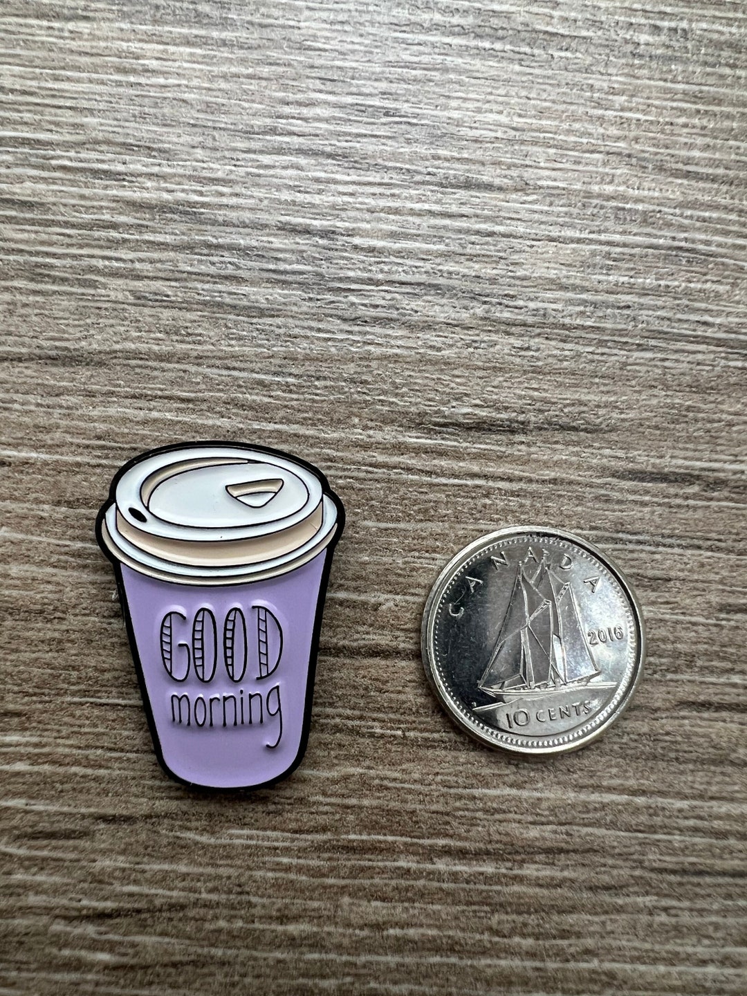 Purple Good Morning Coffee Cup Needleminder - Etsy