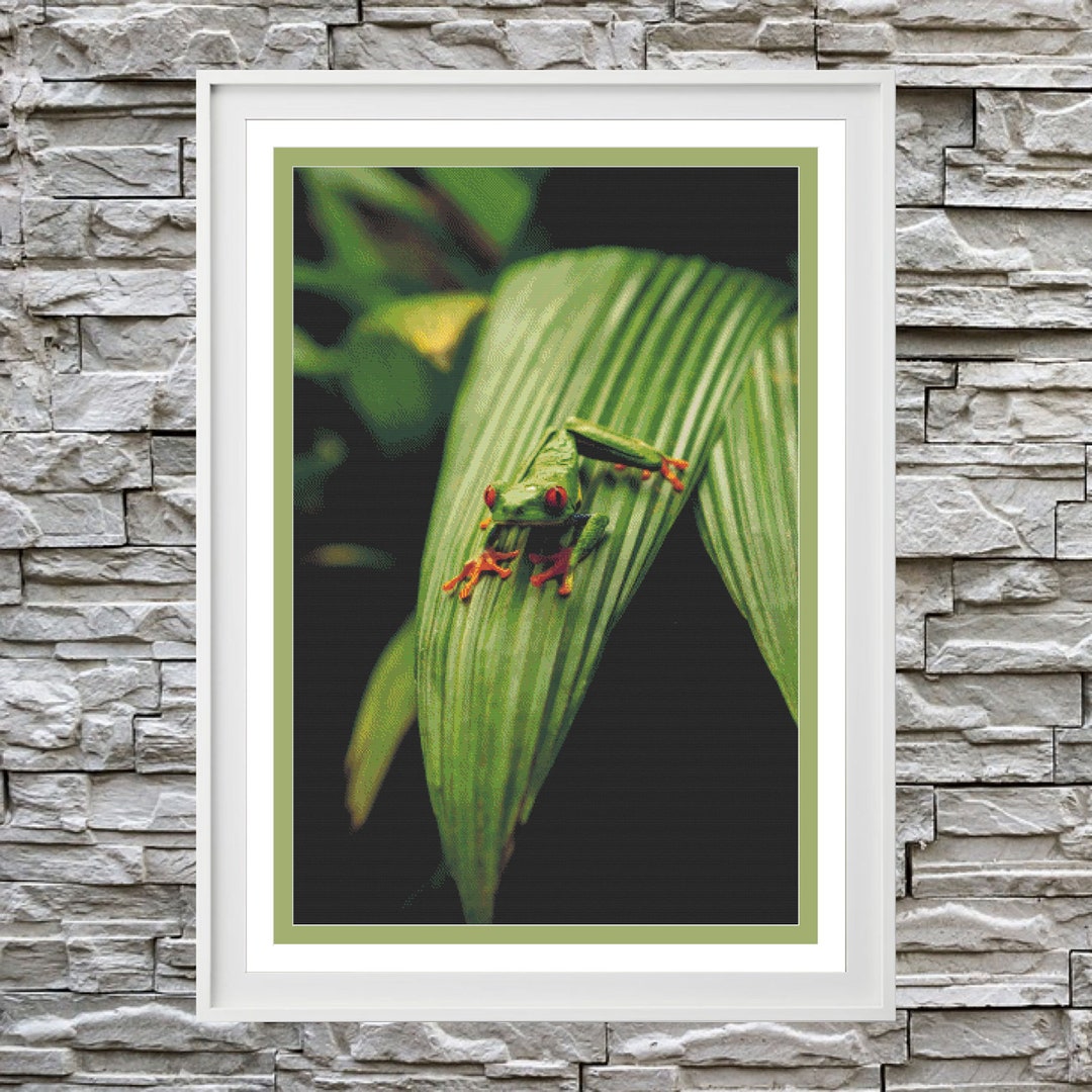 Red-eyed Tree Frog - Beautiful Wildlife Series Full Coverage Cross ...