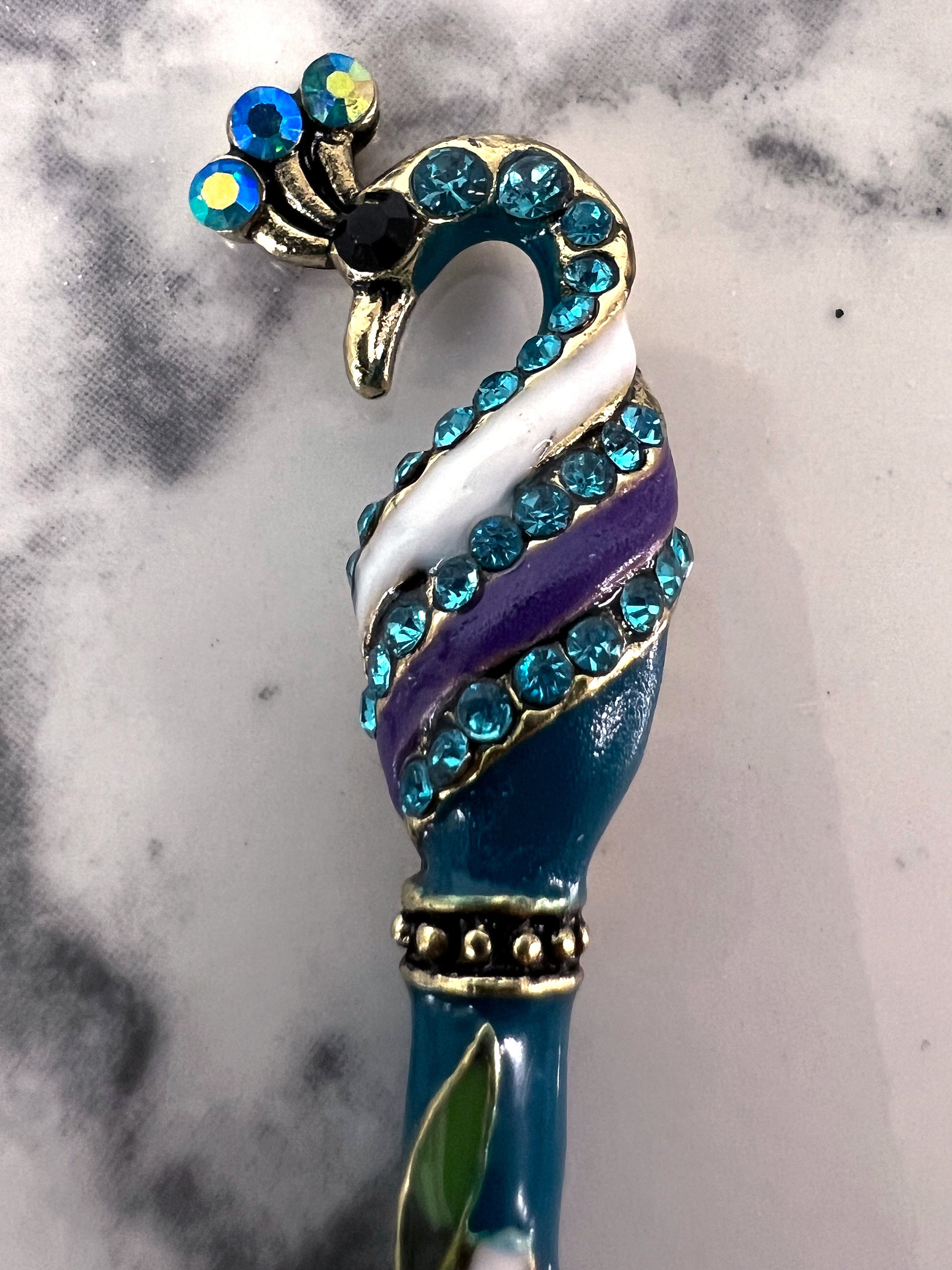 Vintage Peacock Laying Tool - Etsy