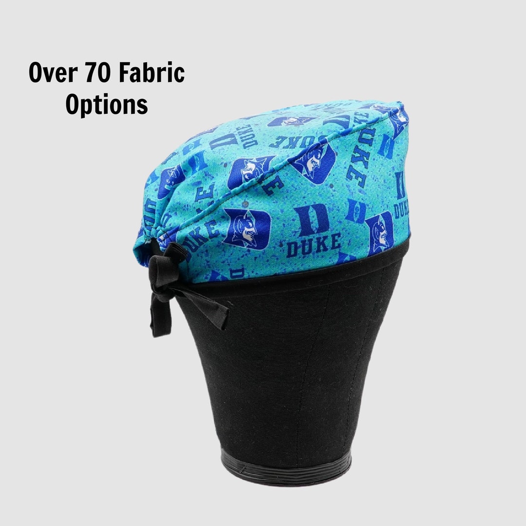 Duke University Unisex Scrub Cap Ties and Elastic in Back - Etsy