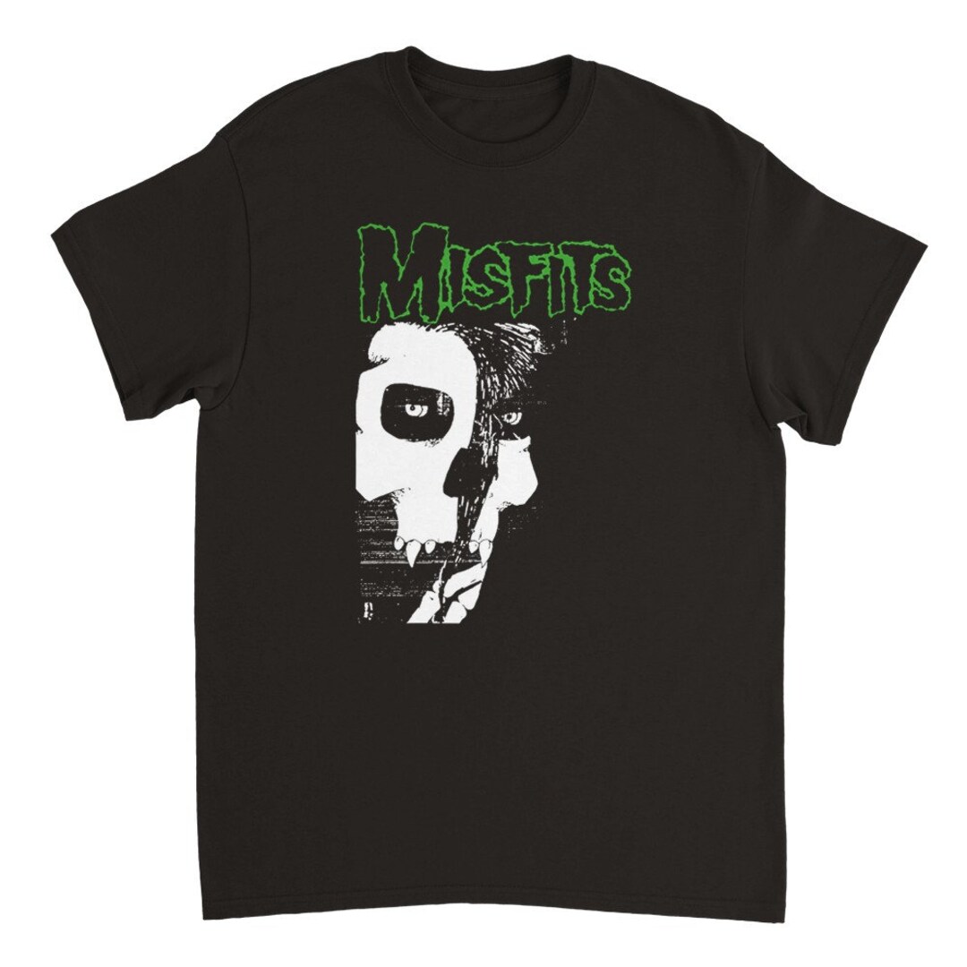 The Misfits Devil Lock Skull Tee small to 5XL - Etsy