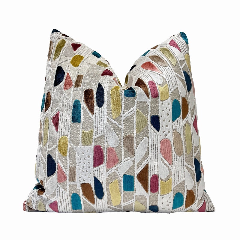 Multi Colored Pillow - Etsy