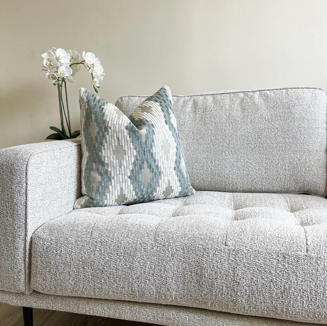 Sage Cream Ogee Velvet Throw Pillow Cover Sage Cream - Etsy