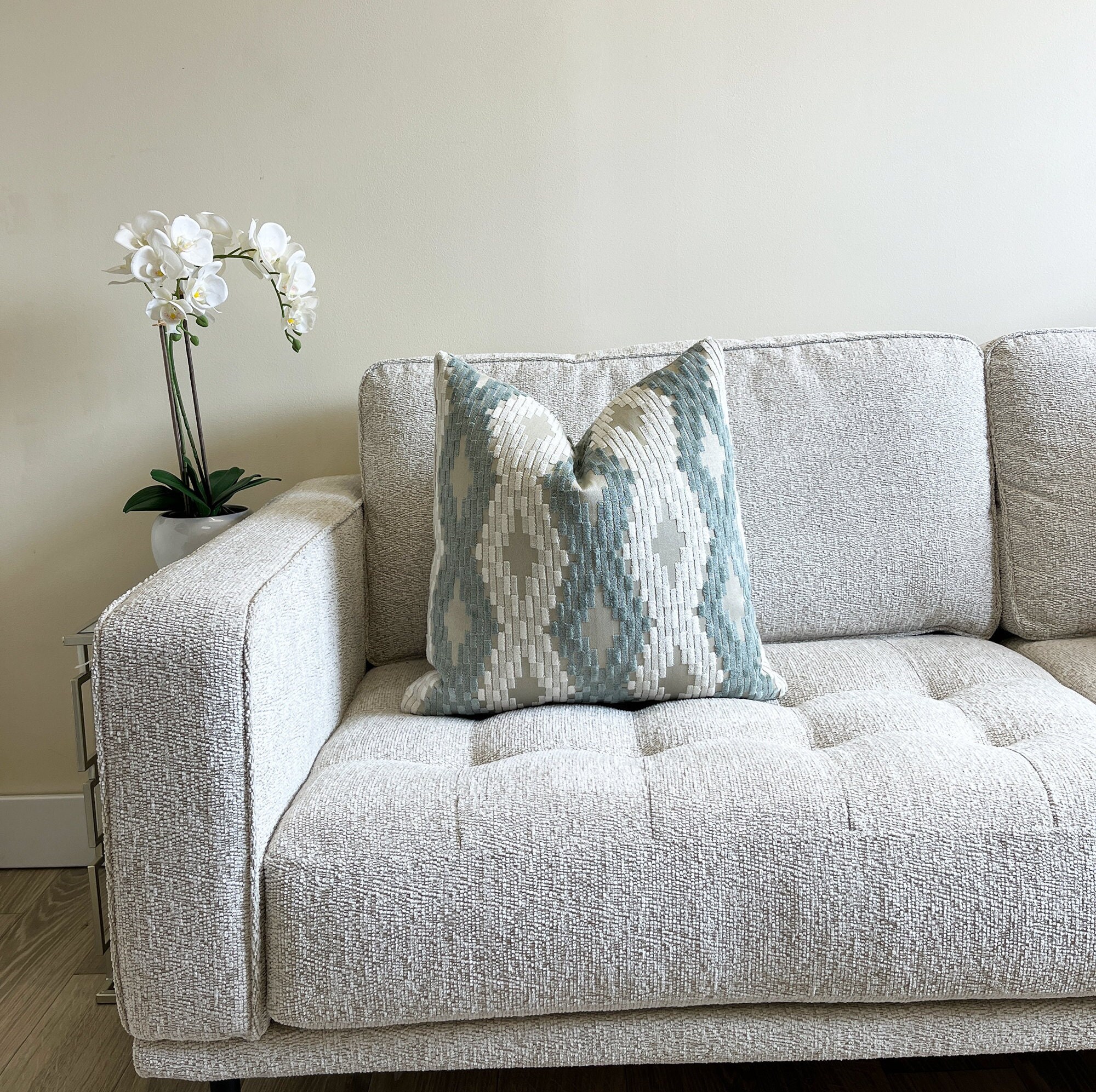 Sage Cream Ogee Velvet Throw Pillow Cover Sage Cream - Etsy