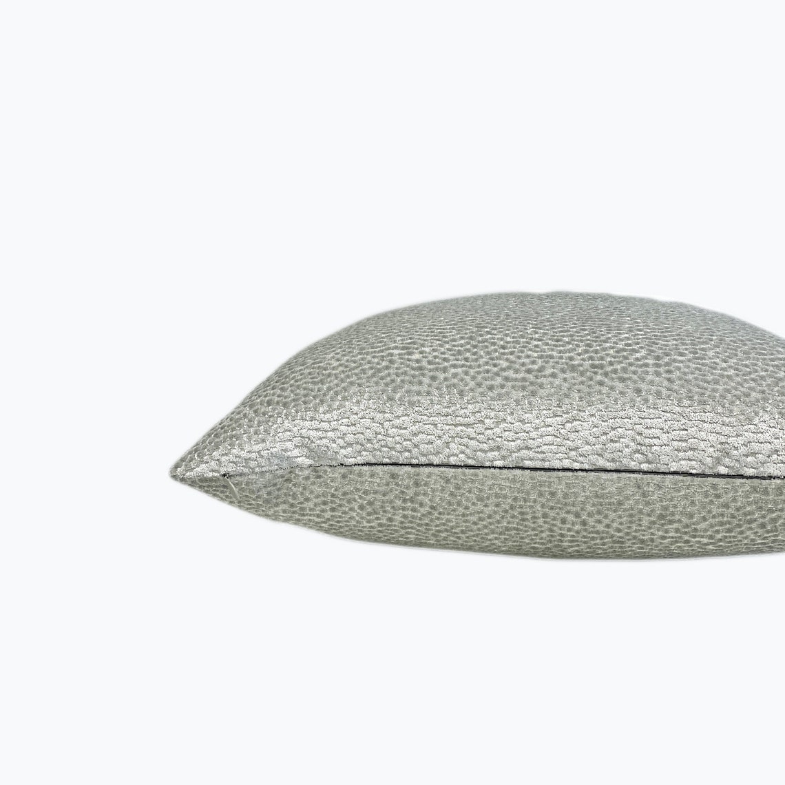 Shiny Silver Solid Velvet Throw Pillow Cover Silver Textured - Etsy