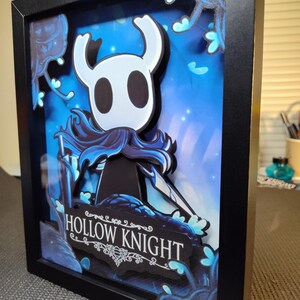 Hollow Knight Shadow Box • Handmade 3D Diorama, Video Game Art - Etsy