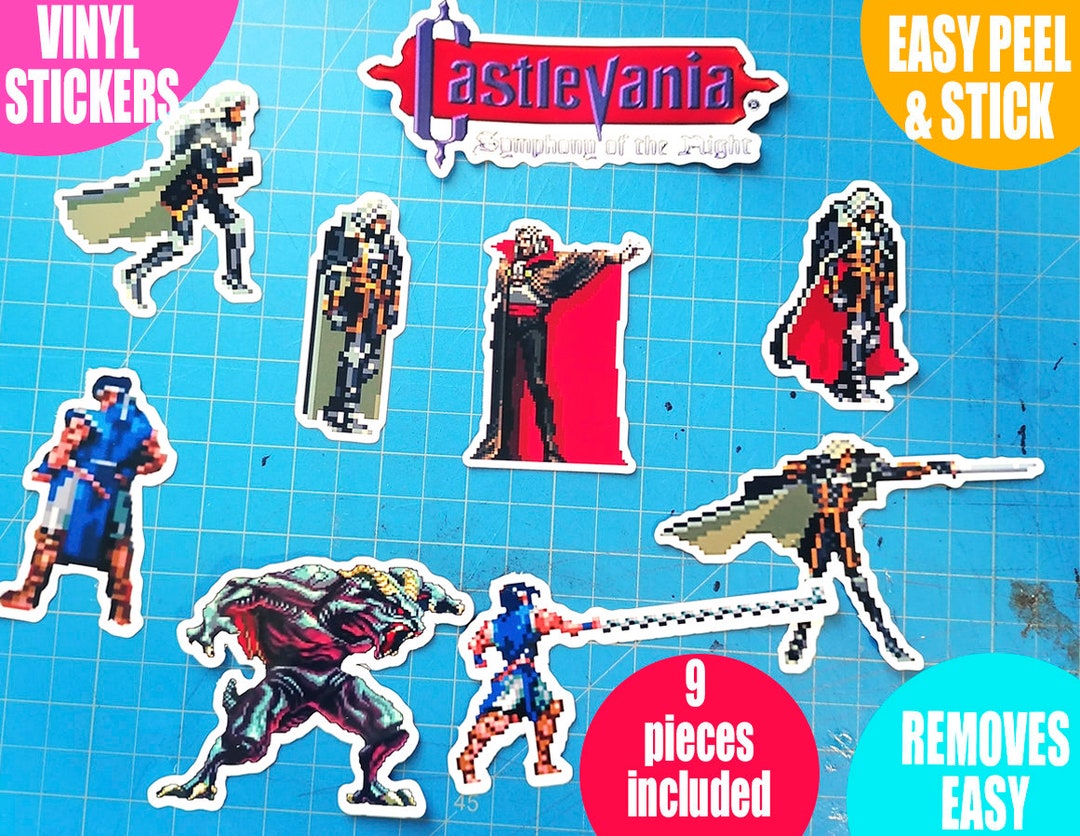 Video Game Stickers Castlevania Symphony of the Night - Etsy