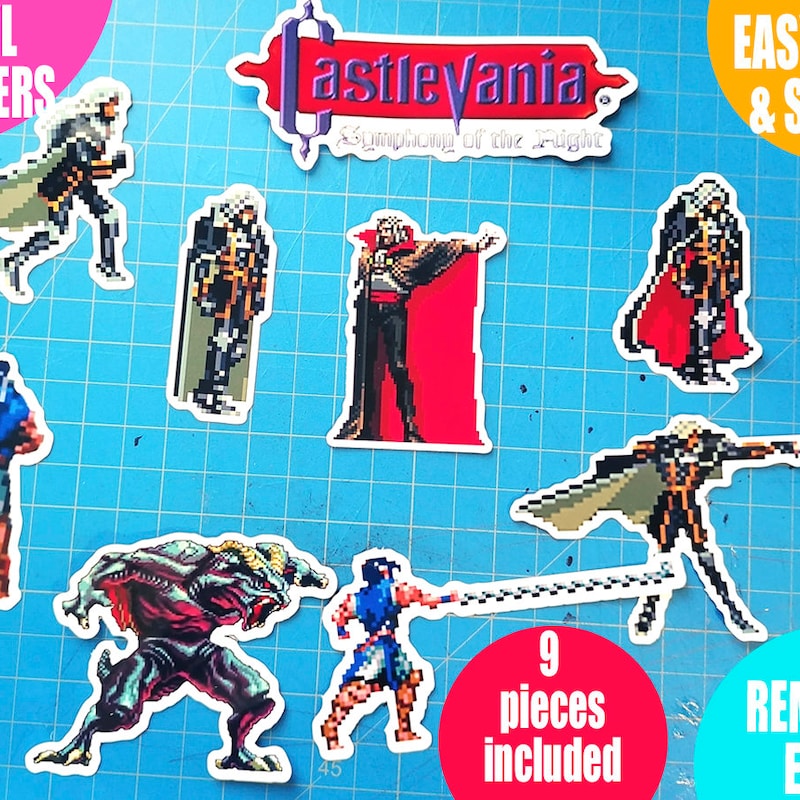 Castlevania Stickers - Etsy