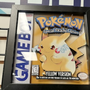 Pikachu 3D Shadow Box Pokemon Art Diorama - Etsy