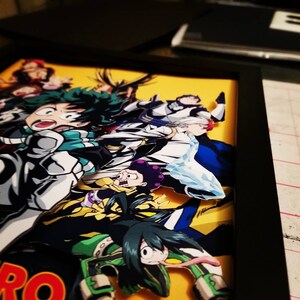 My Hero Academia Shadowbox Diorama - Etsy