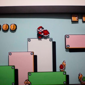 Super Mario 3 3d Framed Wall Art - Etsy