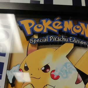 Pikachu 3D Shadow Box Pokemon Art Diorama - Etsy