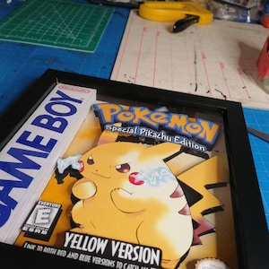 Pikachu 3D Shadow Box Pokemon Art Diorama - Etsy
