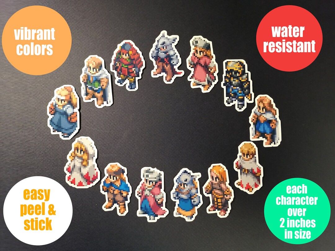 Videogame Sticker | Final Fantasy Tactics Stickers | Laptop iPad Bullet ...