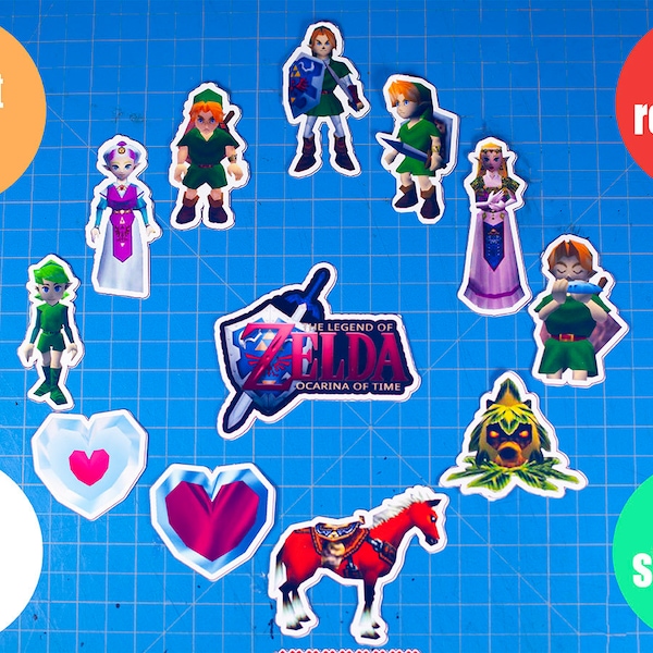Zelda Stickers - Etsy