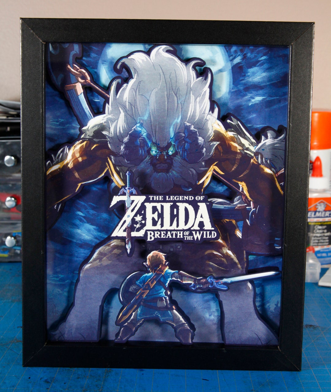 Legend of Zelda: Breath of the Wild 3D Shadow Box - Handmade Wall Art ...