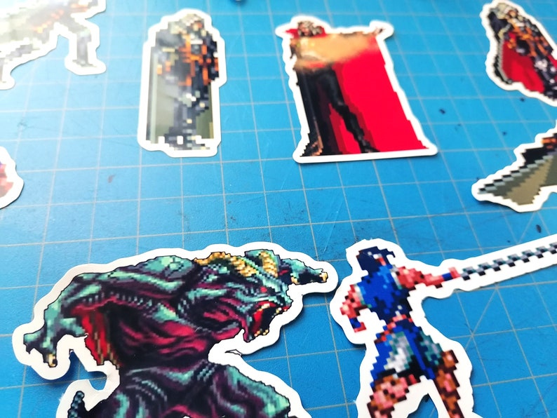 Video Game Stickers Castlevania Symphony of the Night - Etsy