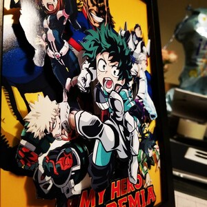 My Hero Academia Shadowbox Diorama - Etsy