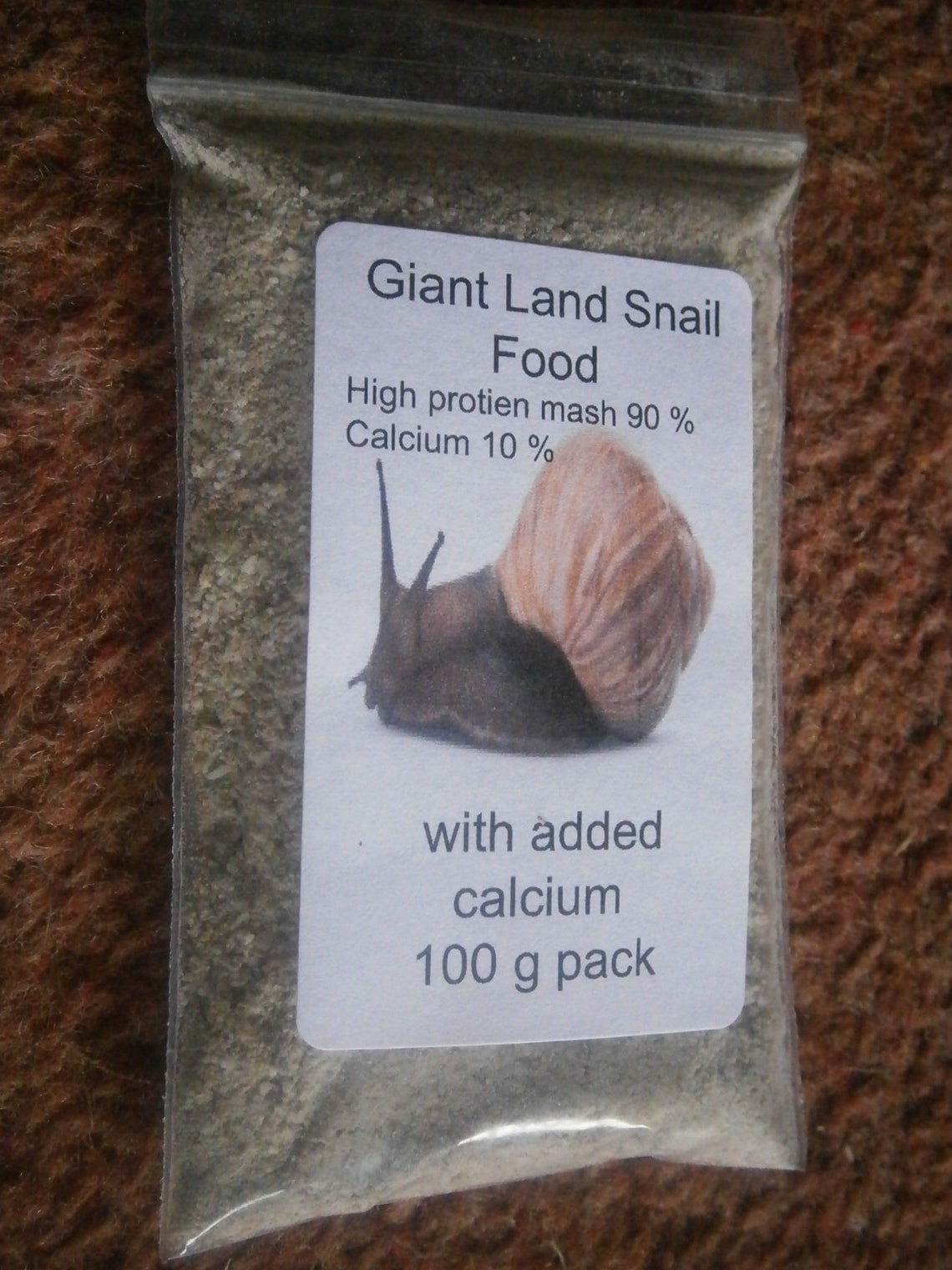 Sample Pack 1 Giant Land Snail High Protein Food - Etsy UK