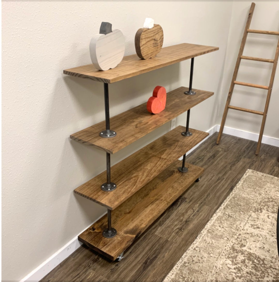 Multiple Shelf Rolling Cart, From 2 to 4 Shelves, With Various Lengths ...