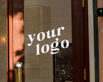 Custom Logo Decal Vinyl Sticker Business Storefront Window & Indoor ...