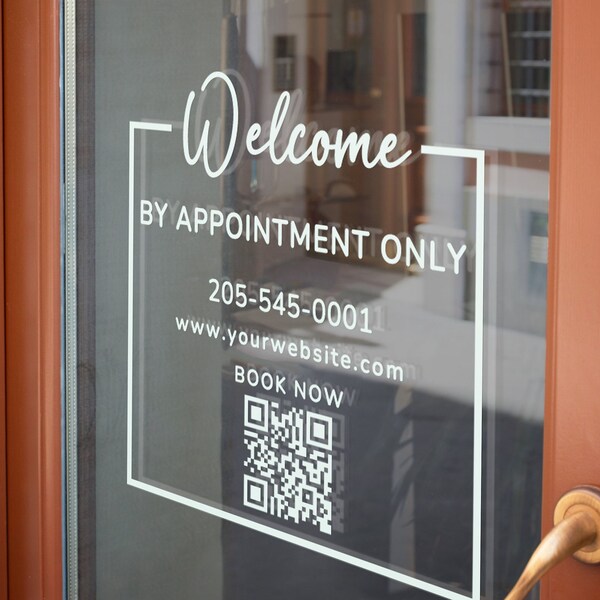 Qr Code Vinyl Decal - Etsy