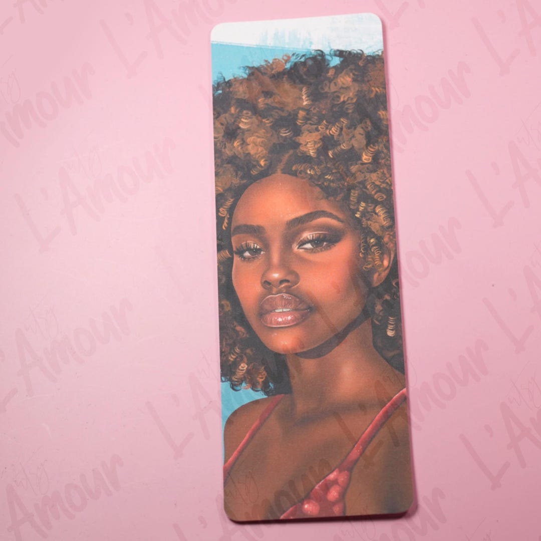 Afro Queen | Big Afro | Black Girl Bookmark | African American ...