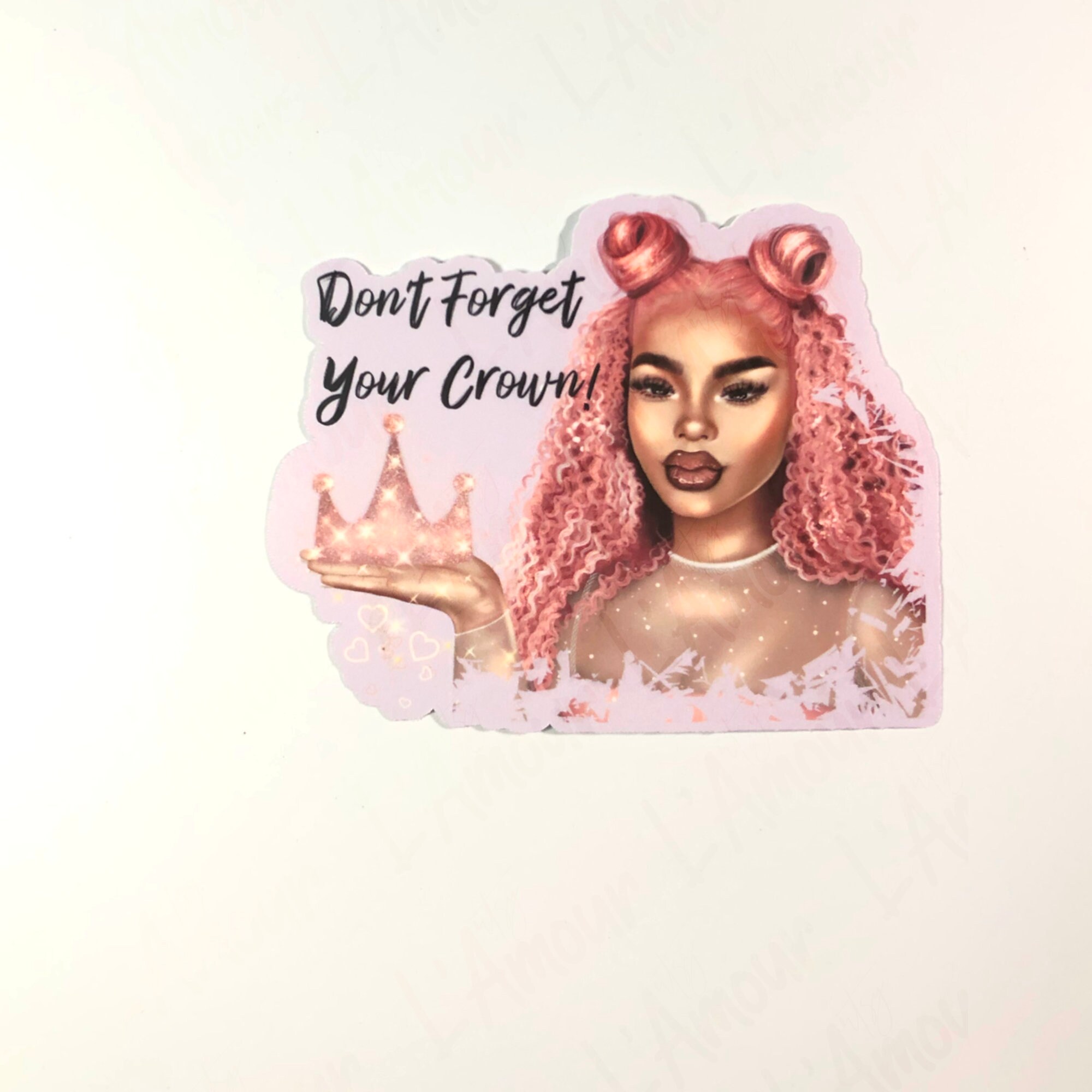 Black Queen Crown Sticker: Die Cut Sticker - Etsy