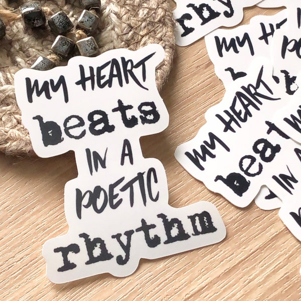Heart Rhythm Stickers - Etsy