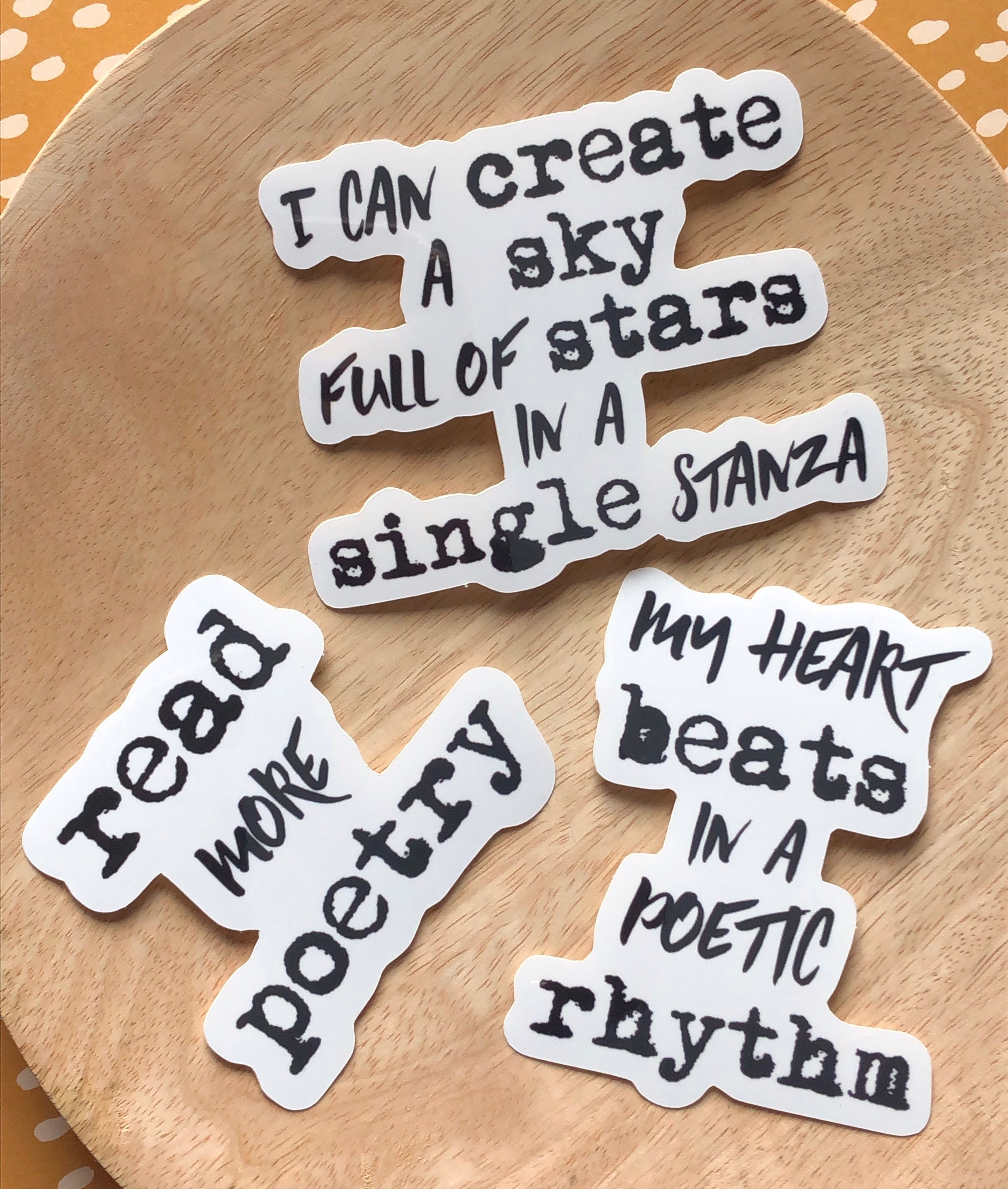 I Can Create A Sky Full of Stars in A Single Stanza - Poetry - Vinyl ...