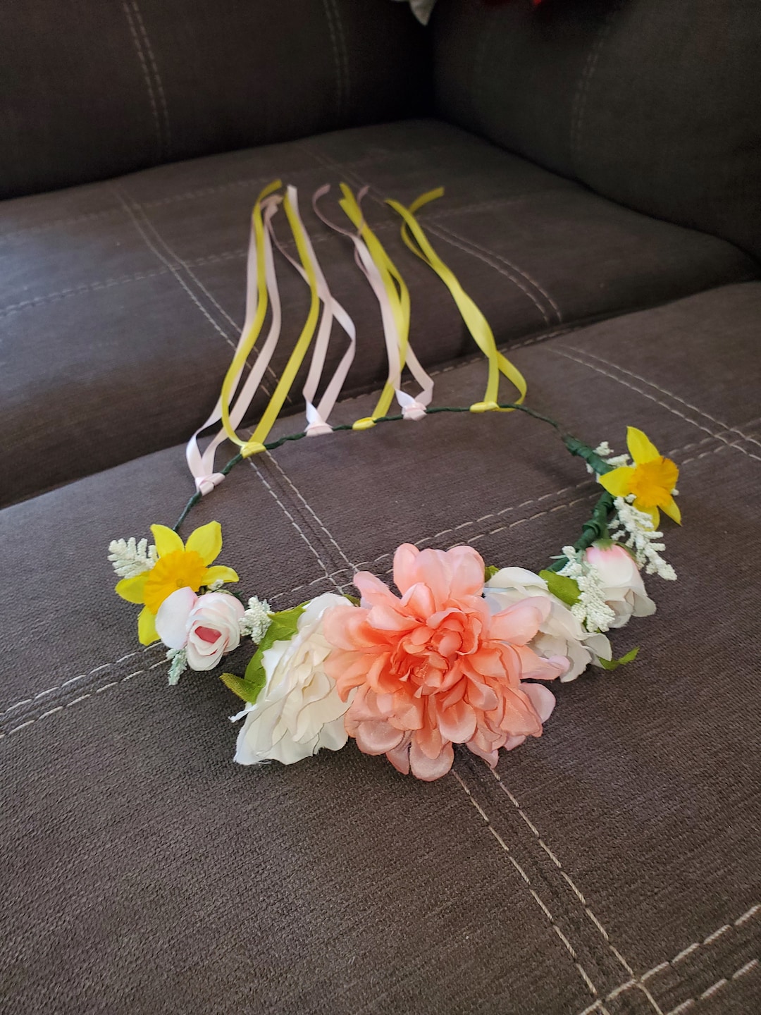 Flower Crown-half Coverage Crown - Etsy