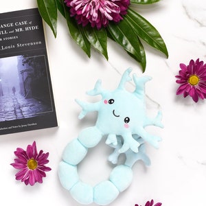 Nerdbugs Neuron (brain Cell) Plush Organ- Neurology Gift, Neurosurgeon ...