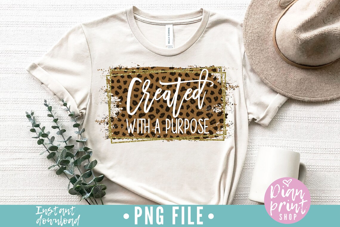 Created With A Purpose Sublimation Sublimation Designs - Etsy