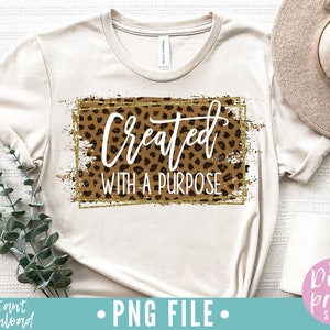 Created With A Purpose Sublimation, Sublimation Designs, Christian ...