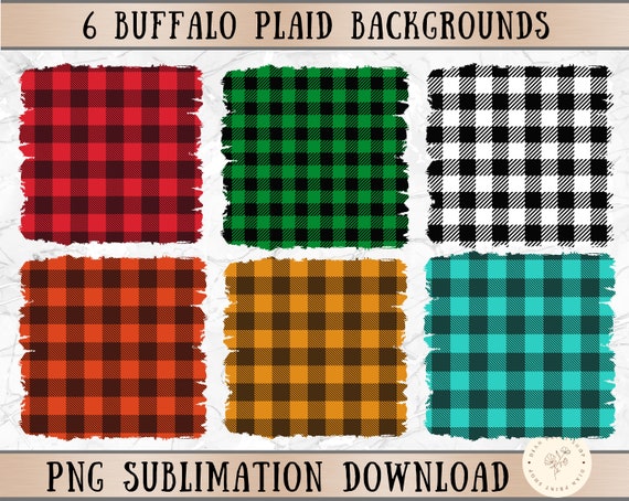 Buffalo Plaid Sublimation Background Sublimation PNG | Etsy