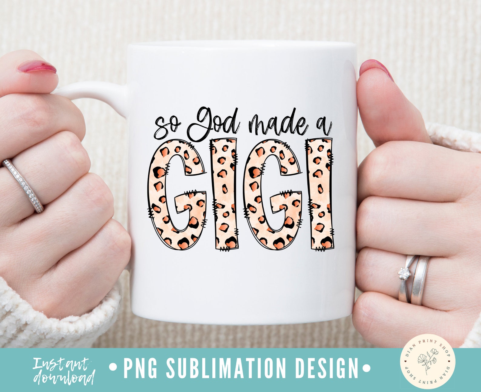 So God Made A Gigi PNG, Gigi Sublimation, Gigi Png, Gigi PNG Design ...