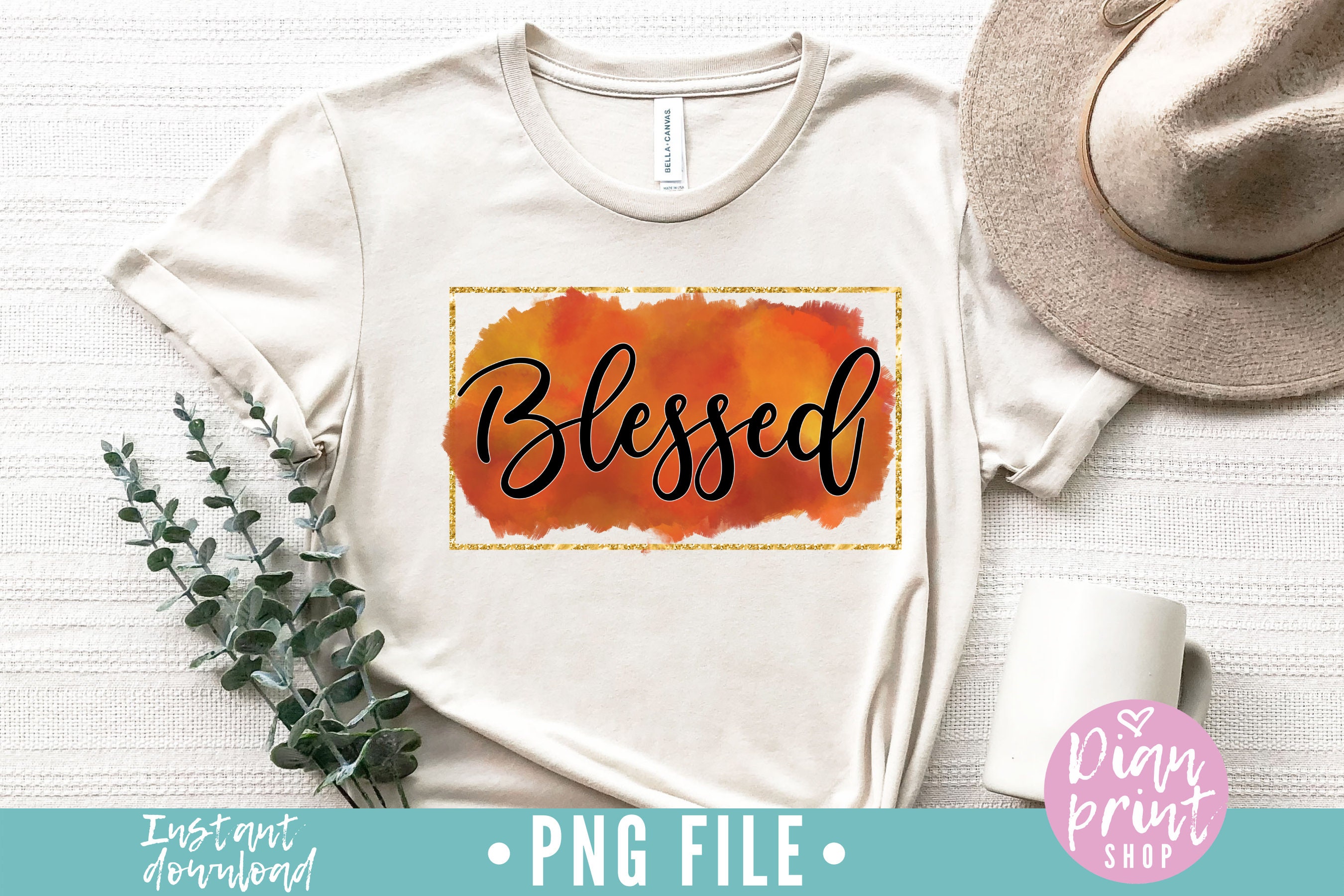 Blessed Sublimation Blessed PNG Sublimation Designs - Etsy