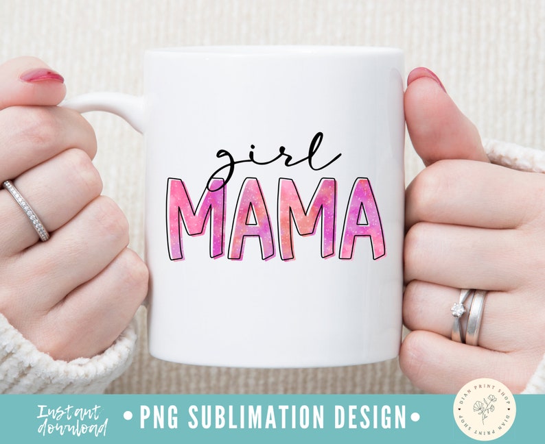 Girl Mama Png, Girl Mama Sublimation, Mom of Girls Png, Mom Life PNG ...