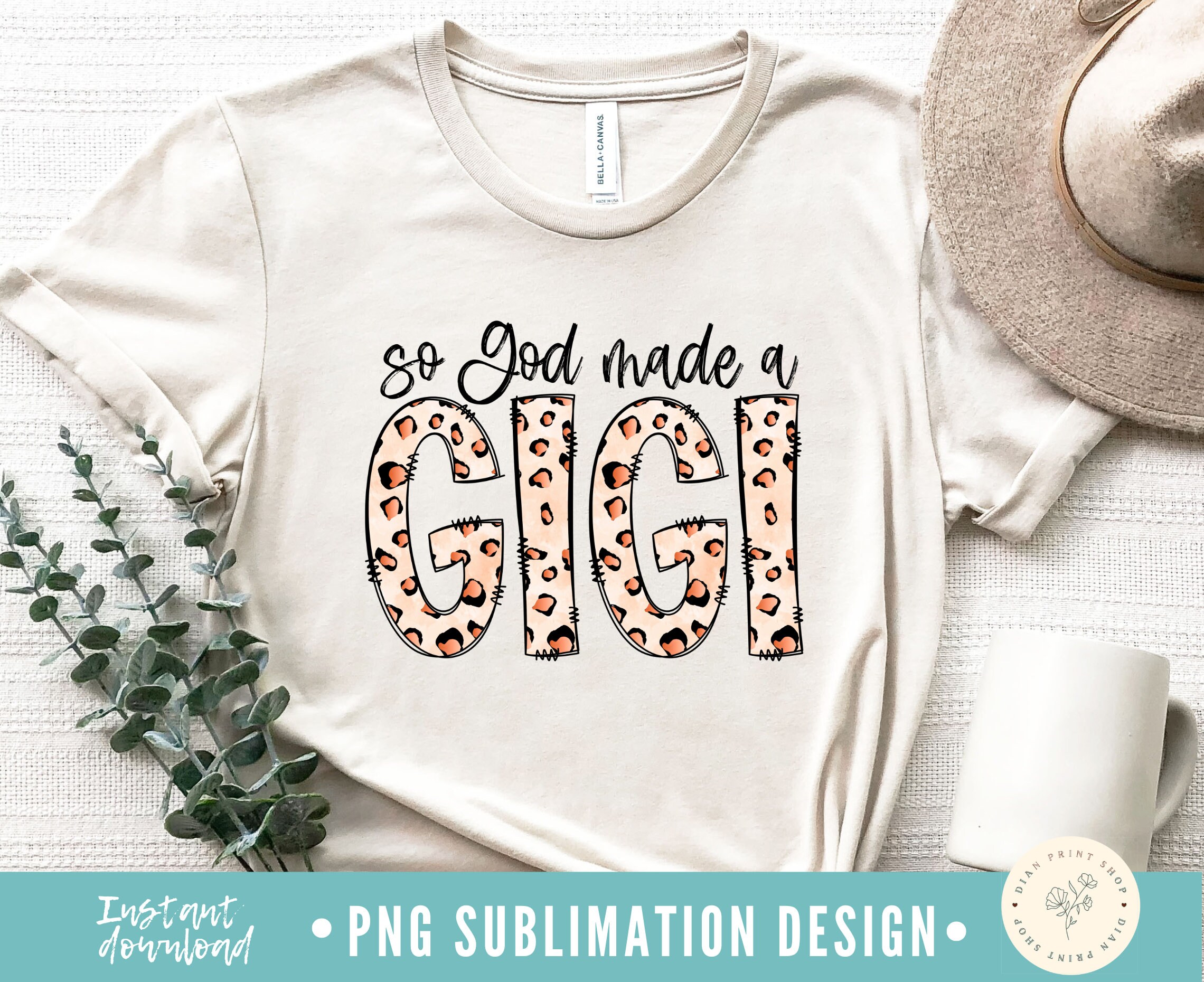 So God Made A Gigi PNG, Gigi Sublimation, Gigi Png, Gigi PNG Design ...