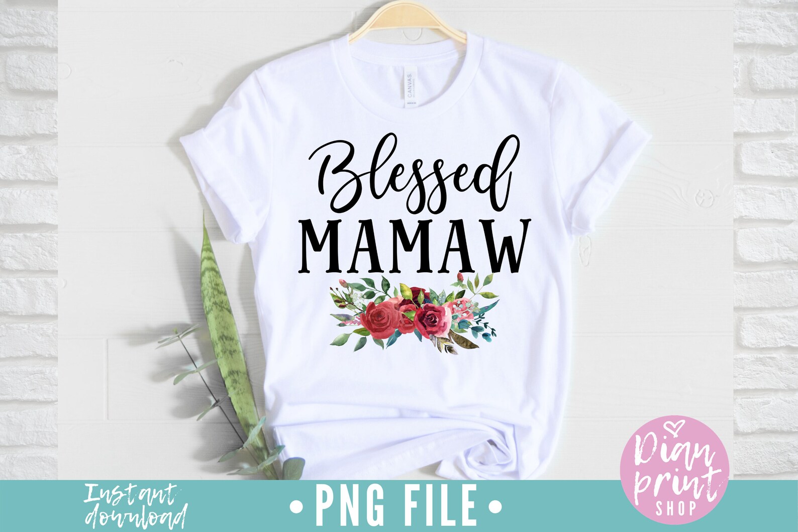 Blessed Mamaw Sublimation, Blessed Mamaw PNG, Sublimation Designs ...